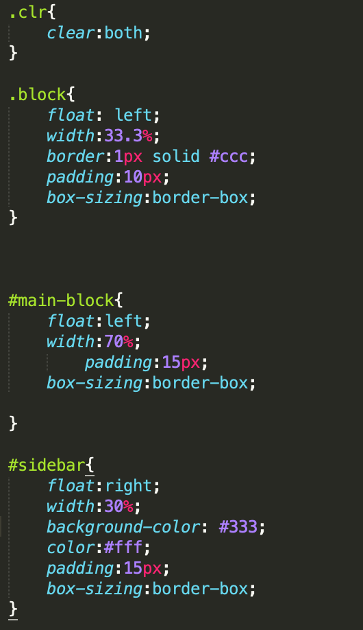 CSS basics